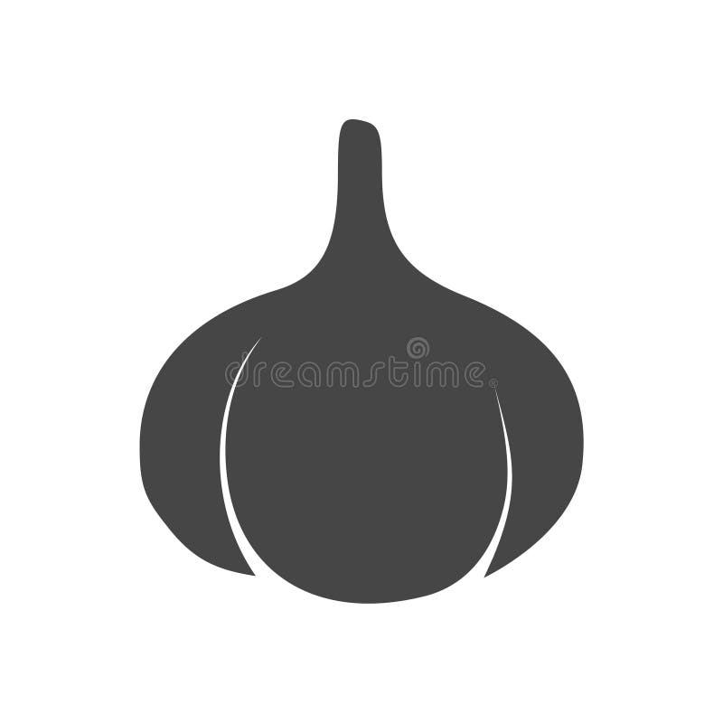 Garlic icon stock illustration. Illustration of organic - 99604848