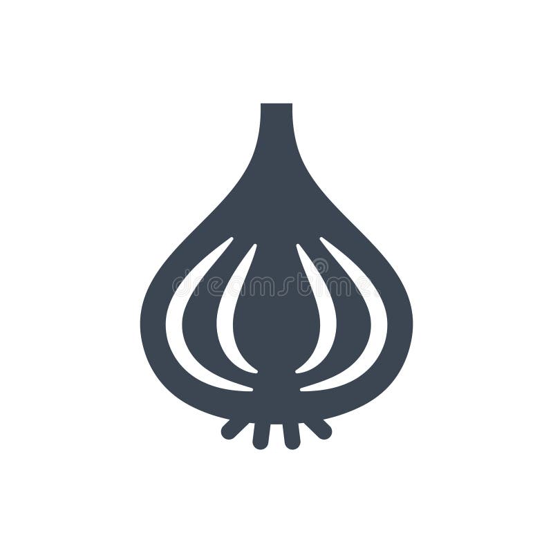 Garlic Icon. Simple Vector Graphics Stock Vector - Illustration of food ...