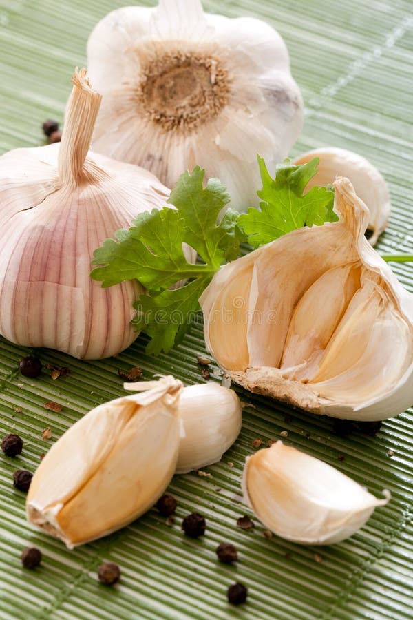 Garlic Ingredient in Kitchen Stock Photo - Image of kitchen ...