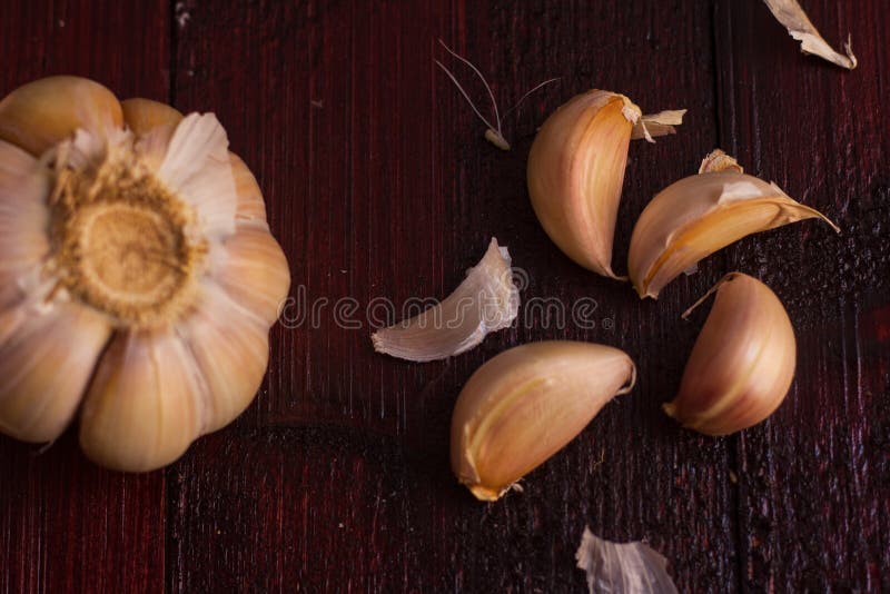 Garlic Kitchen Dinner Aromatic Object Stock Image - Image of kitchen ...