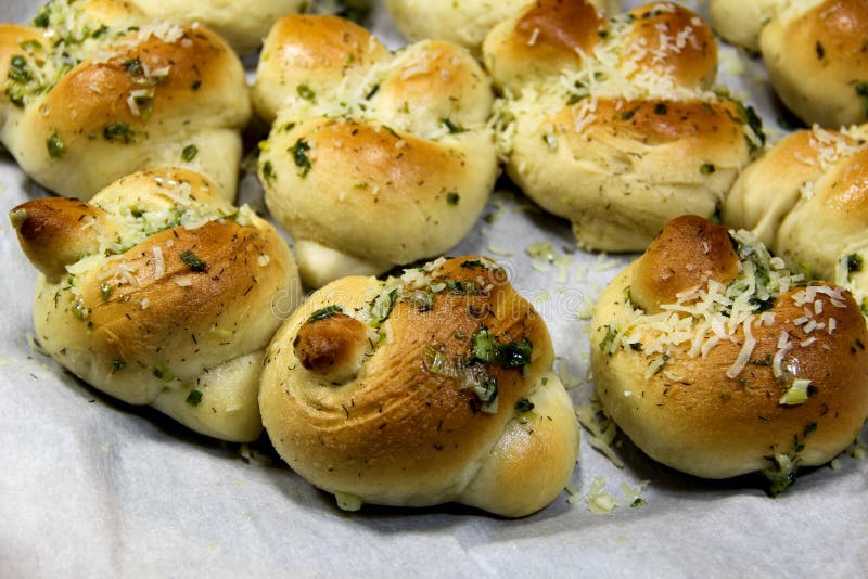 Garlic Knots stock image. Image of knot, bread, knots - 107511667
