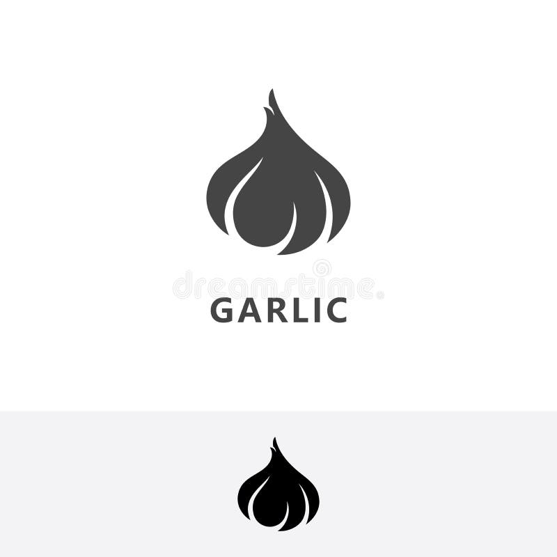 Garlic Logo Icon Vector Illustration Stock Vector - Illustration of ...
