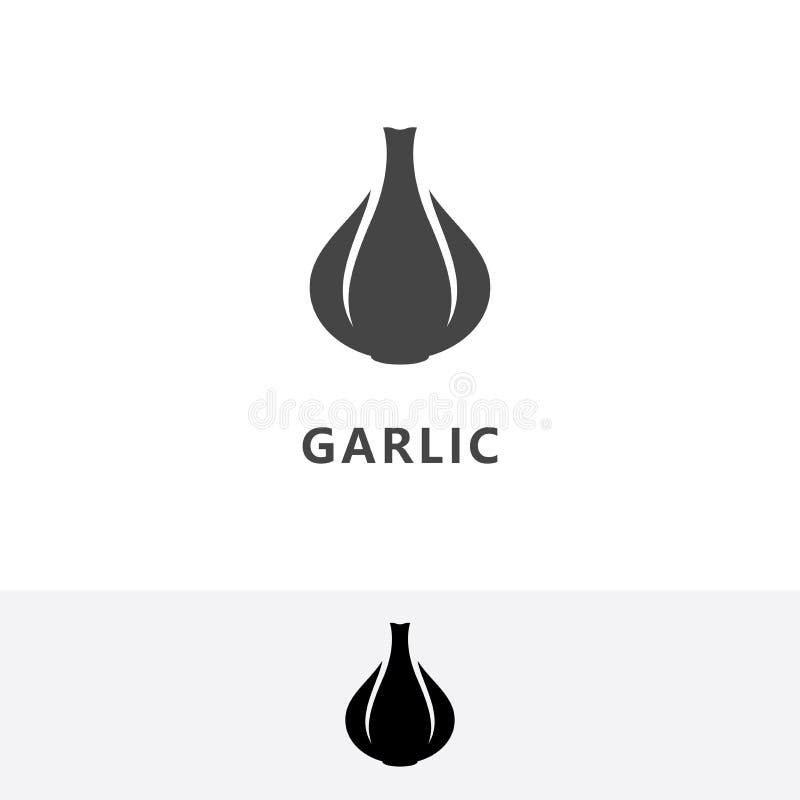 Garlic Logo Icon Vector Illustration Stock Vector - Illustration of ...