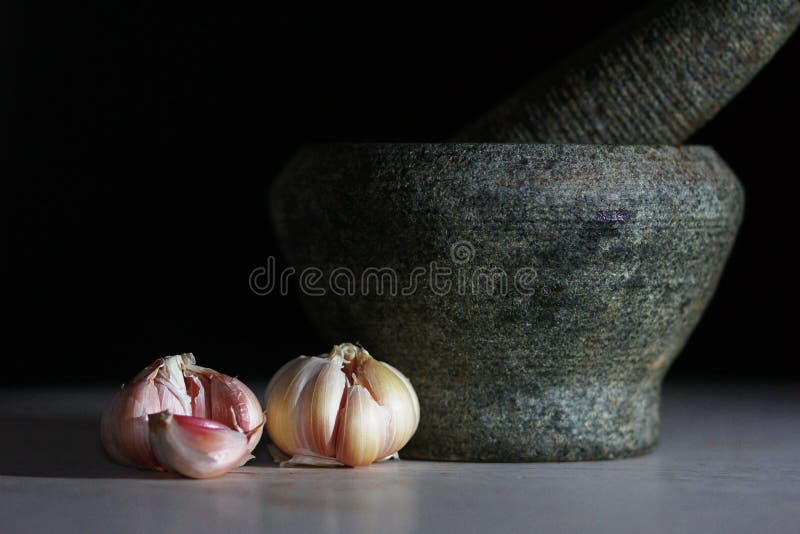 Garlic 6(a) stock image. Image of bulbous, clove, healthy - 46871389
