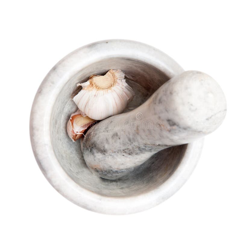 Garlic and mortar stock image. Image of exterior, culture - 55887037
