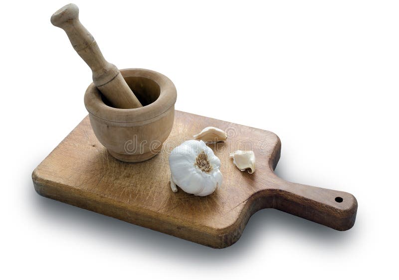 Garlic and Pestle stock image. Image of vegetable, pestle - 32902593