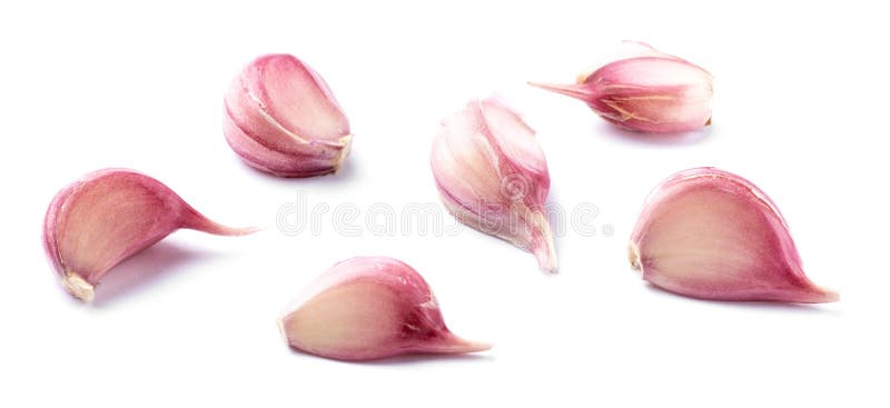Garlic Pieces, Many Different Stock Photo - Image of piece, group ...
