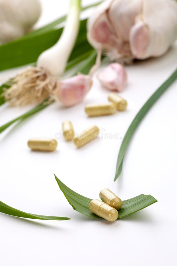 Garlic pills stock photo. Image of capsule, pills, medication - 9600724