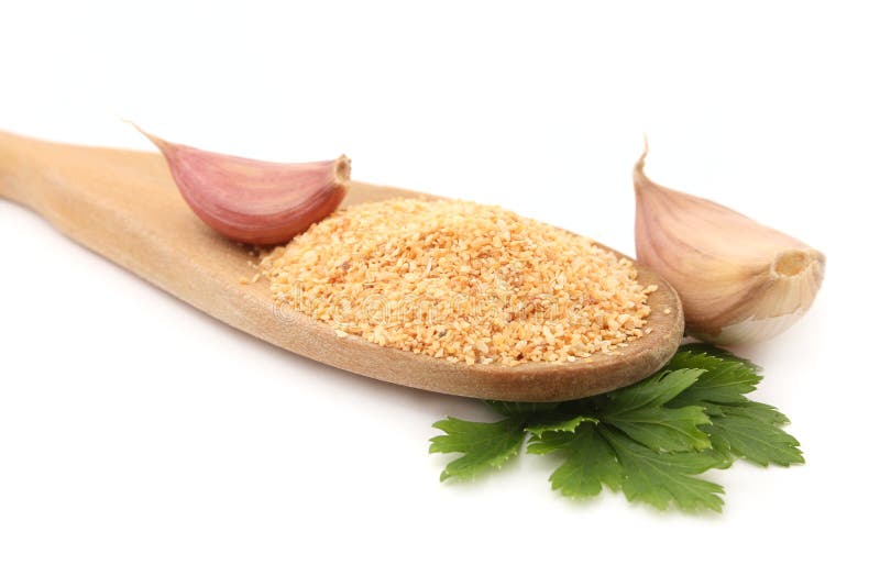 Garlic powder and cloves stock photo. Image of bulb, gourmet - 522944