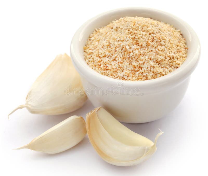 Garlic powder stock photo. Image of nutrition, garlic - 145749146