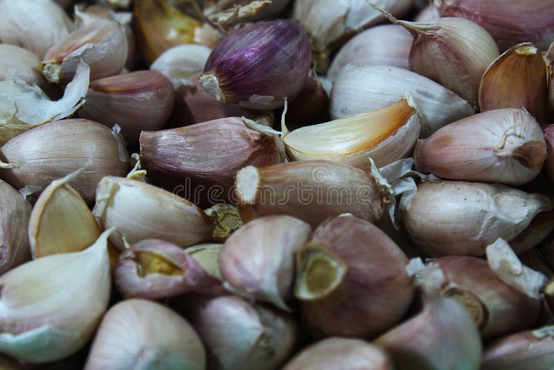Garlic Prepared for Cooking Stock Photo - Image of seasoning, nature ...