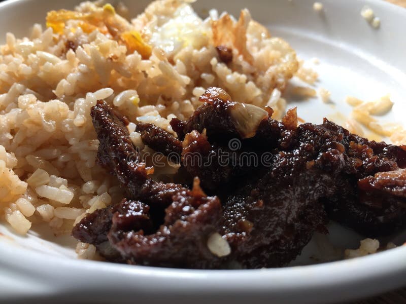 Tapa stock image. Image of garlic, fried, philippine - 213602697