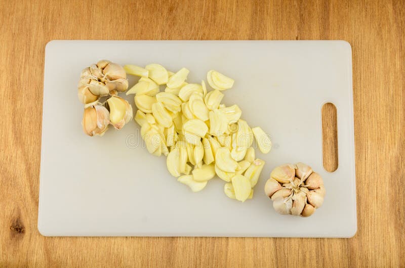Garlic slice stock image. Image of prepare, organic, slice - 85489581