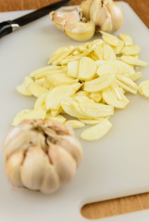 Garlic slice stock photo. Image of gourmet, herb, condiment - 85489586