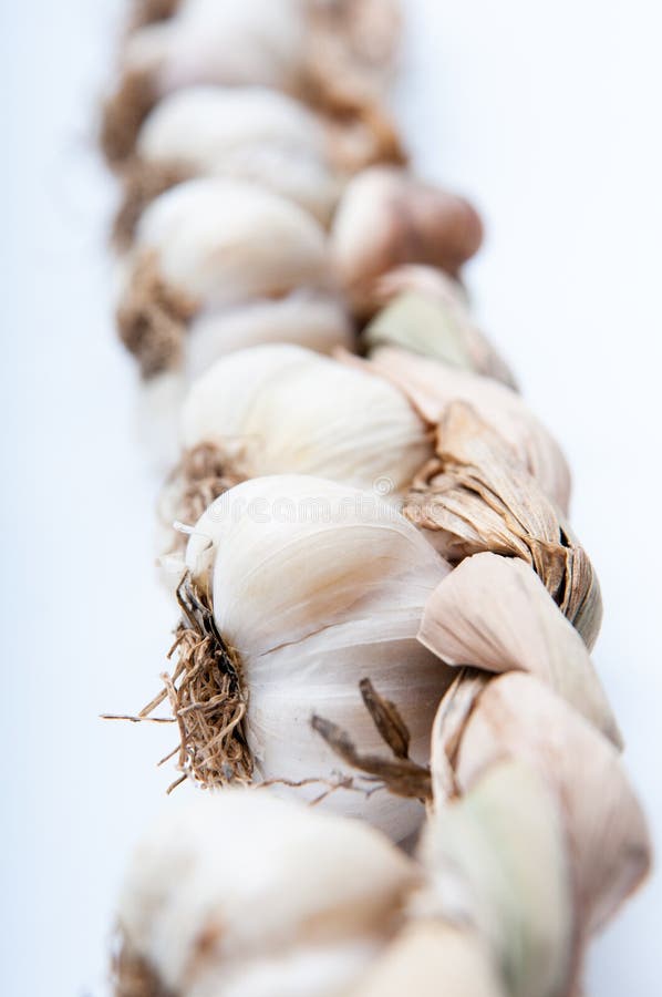 Garlic string and menu stock image. Image of write, space - 60237029
