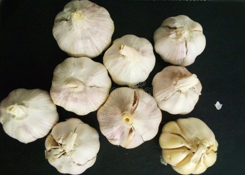Garlic Vegetables Cooking Ingredients Food Stock Photo - Image of ...