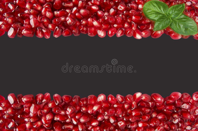 Garnet at Border of Image with Copy Space for Text. Stock Image - Image ...