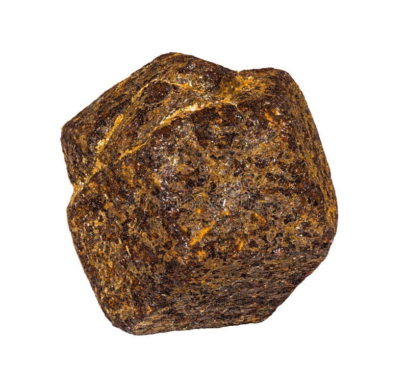 Big Crystal Of Garnet-almandine Stock Photo - Image of mineralogy ...