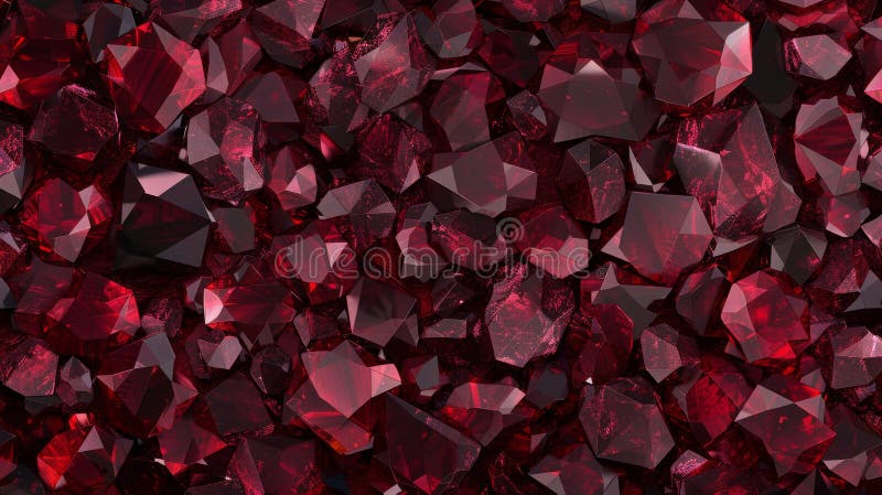 Garnet Gemstone Pattern Background for Design, Poster, Card, or Print ...