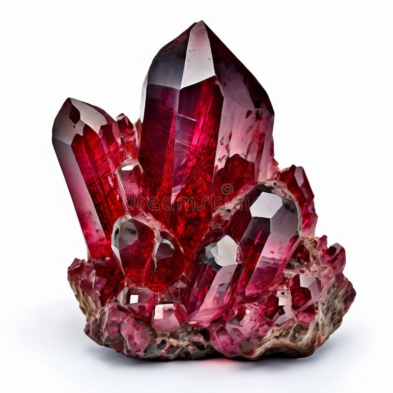 Garnet a Group of Silicate Minerals with Various Colors and Cry Stock ...