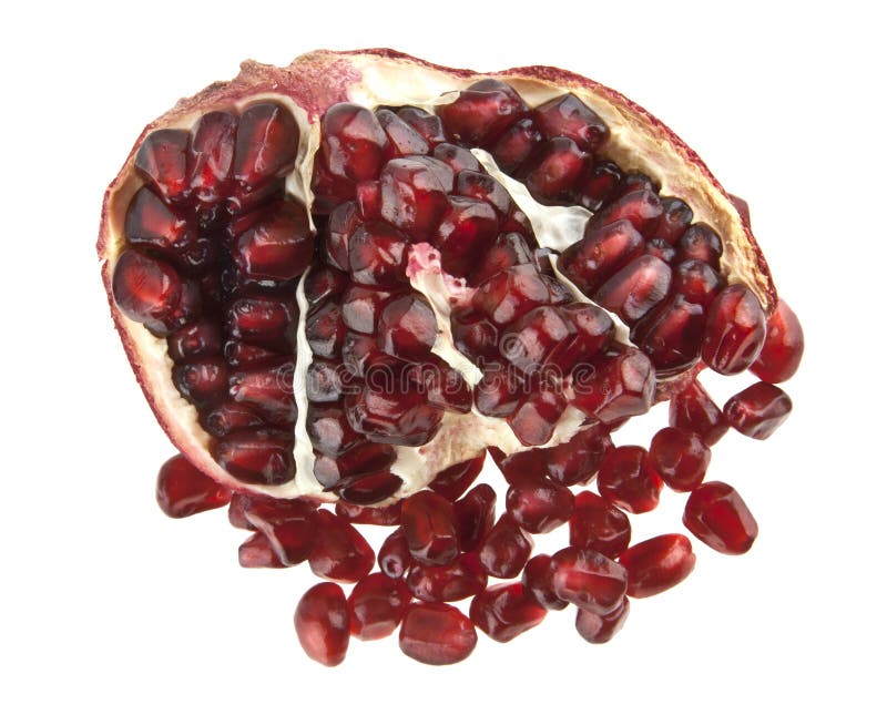 Garnet isolated on white stock image. Image of grains - 109320689