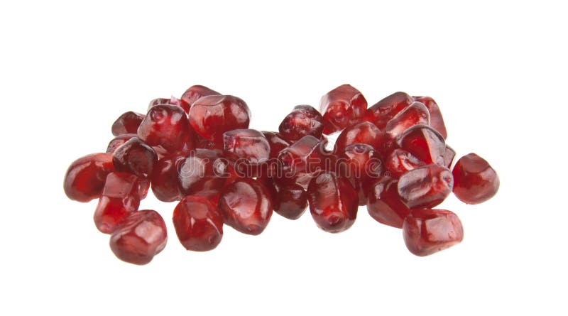 Garnet isolated on white stock image. Image of grains - 109320689