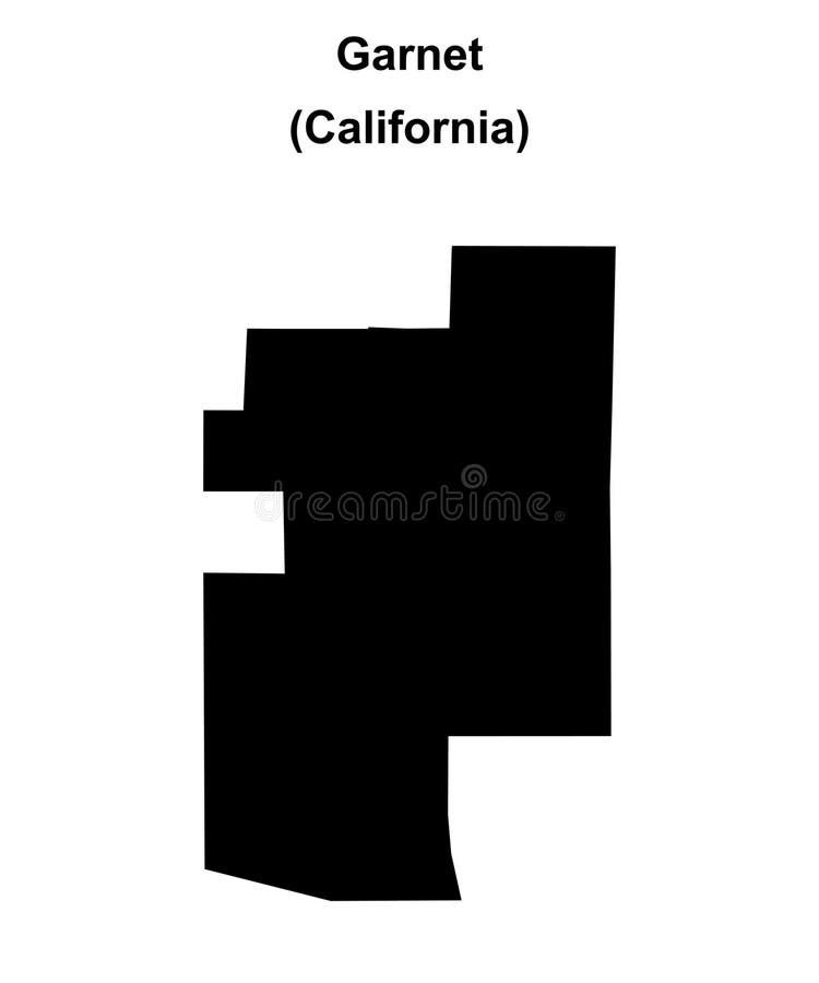 Garnet outline map stock vector. Illustration of garnet - 386059937