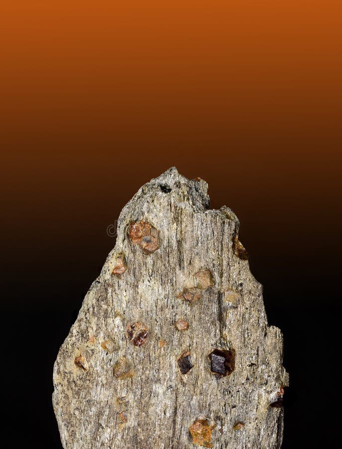 Garnet Schist stock image. Image of shiny, chlorite, stone - 42368905