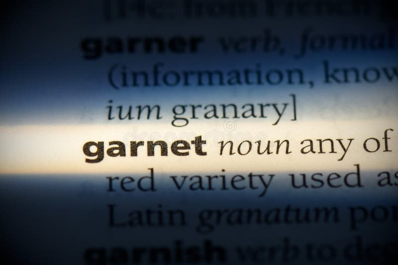 Garnet stock photo. Image of highlight, definition, language - 161577774