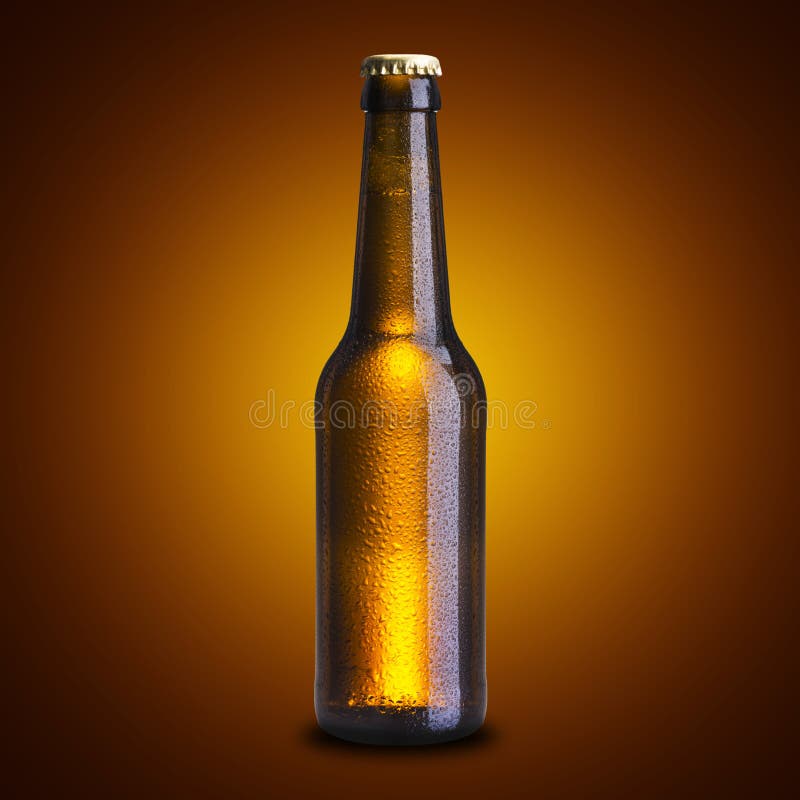 Garrafa de cerveja foto de stock. Imagem de marrom, adega - 31665246