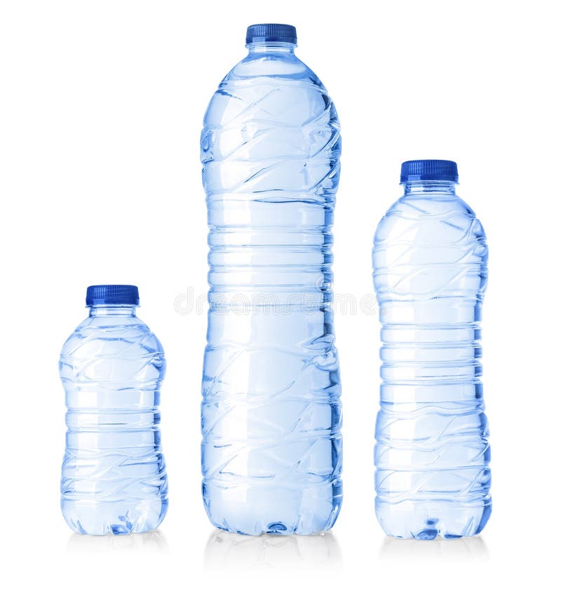 Garrafas Do Plástico Da água Imagem de Stock - Imagem de frescor ...