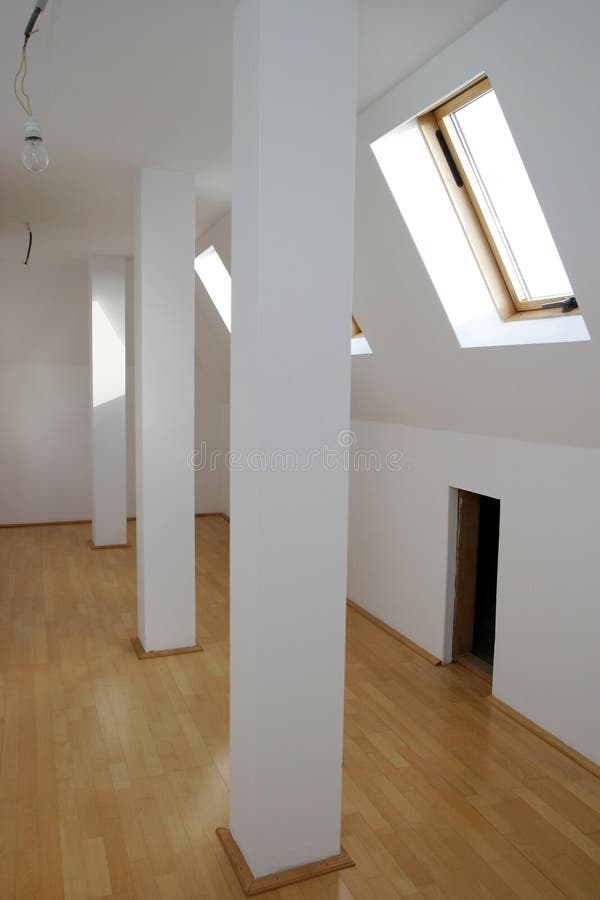 Garret interior stock image. Image of comfort, luxury - 17686329