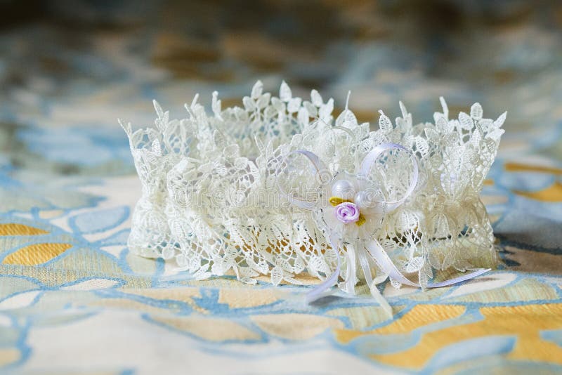 Garter of the bride stock photo. Image of celebration - 16159198