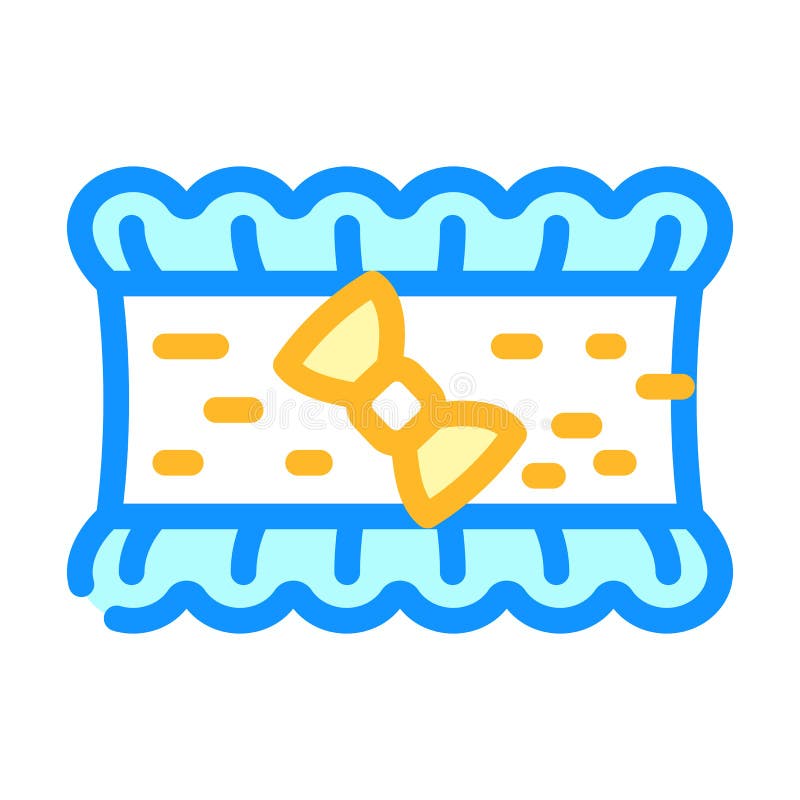 Garter Decorative Accessory Color Icon Vector Illustration Stock Vector ...