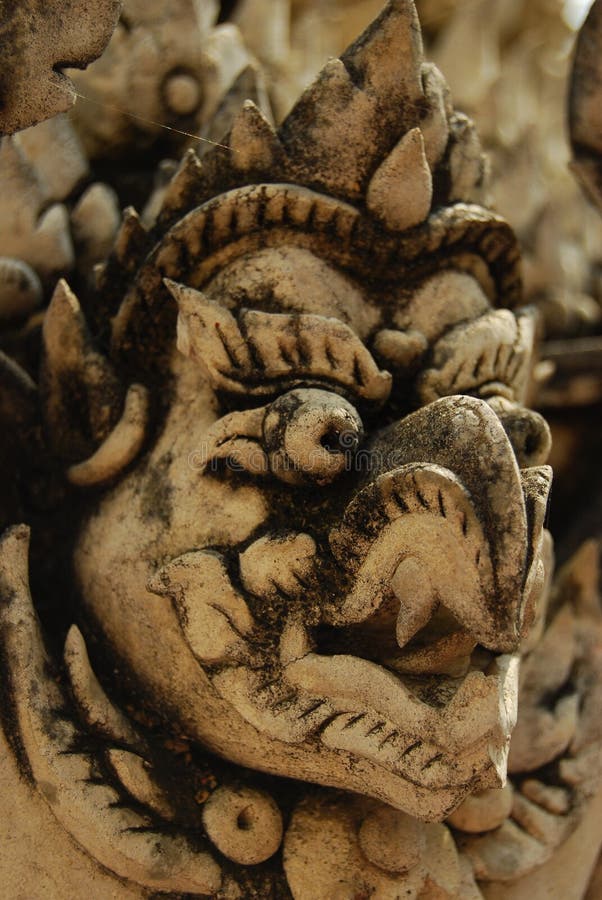 Garuda face. stock image. Image of garuda, lime, landmark - 36442463