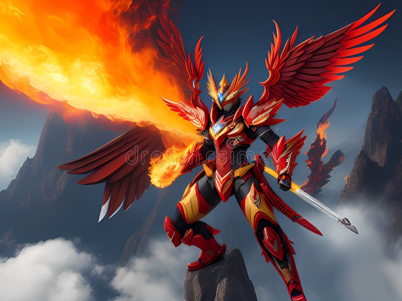 Garuda Monster in the Hell , Ai Generated Stock Illustration ...