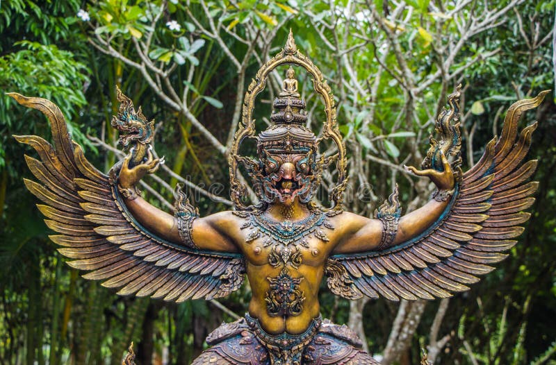 The Garuda State Symbol Of Thailand Stock Photo - Image of thai, travel ...