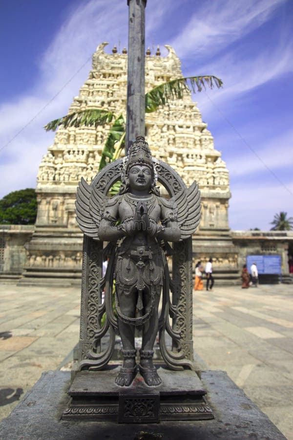 Garuda statue,Belur,India stock photo. Image of pillar - 7406610