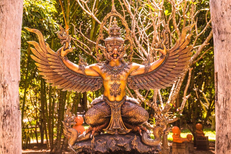 Garuda statue in park stock photo. Image of hindu, creative - 102519170