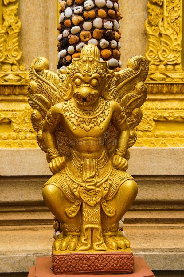 Garuda statue stock image. Image of buddhism, statue - 41164771