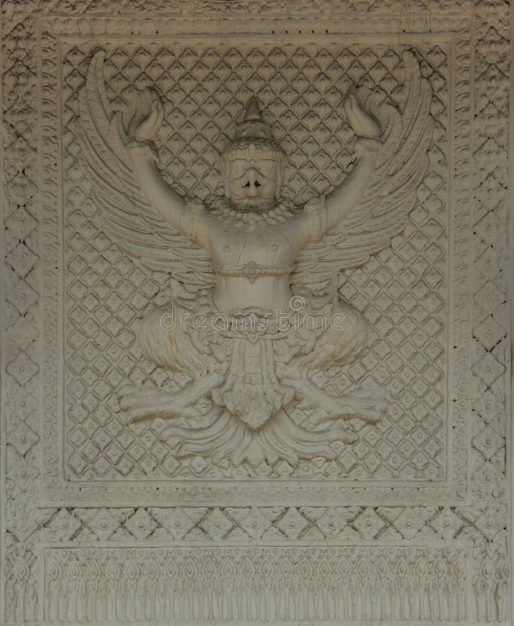 Garuda stucco stock photo. Image of stucco, thailand - 71720960