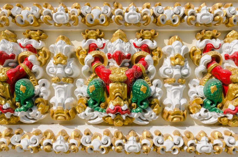 Garuda at Temple in Thailand Stock Image - Image of statue, temple ...