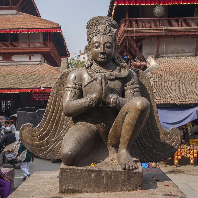 Garuda To Durbar Square in Kathmandu Editorial Stock Photo - Image of ...