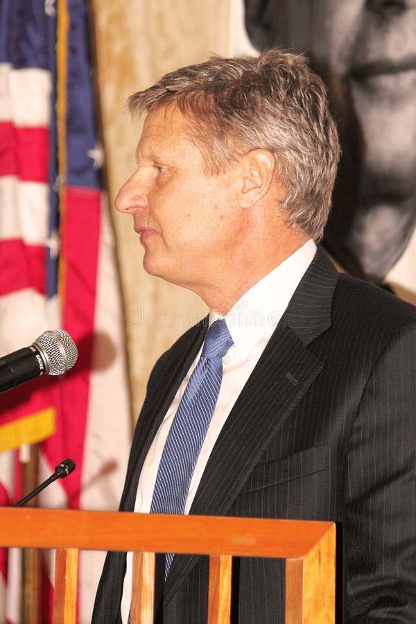Gary Johnson - Presidential Candidate Editorial Stock Image - Image of ...
