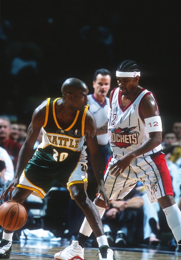 Gary Payton Seattle Super Sonics Redaktionelles Stockfotografie - Bild ...