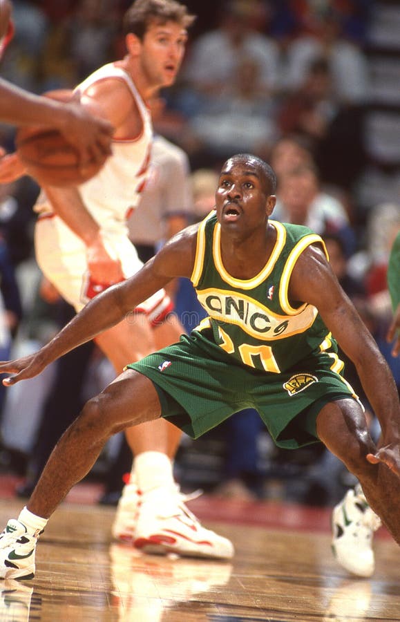 Gary Payton Seattle Super Sonics Editorial Stock Photo - Image of ...