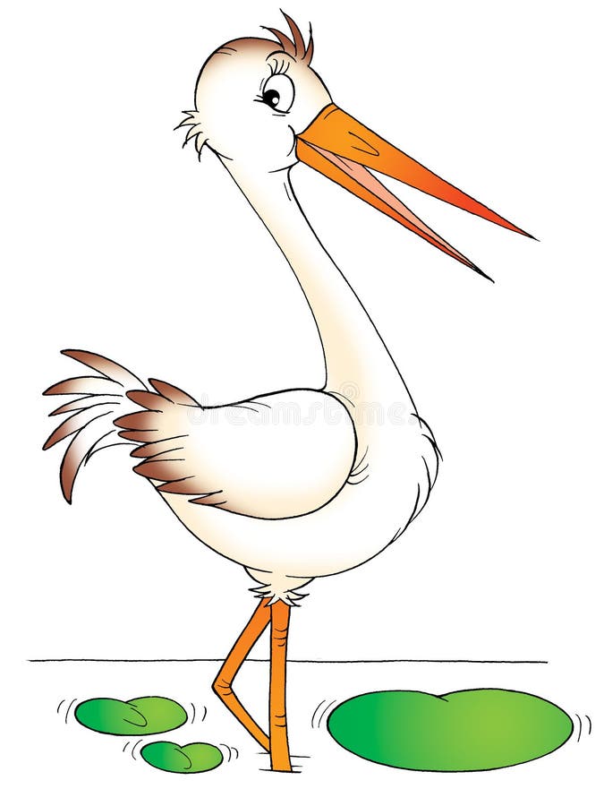 Garza stock de ilustración. Ilustración de hada, travieso - 1681254