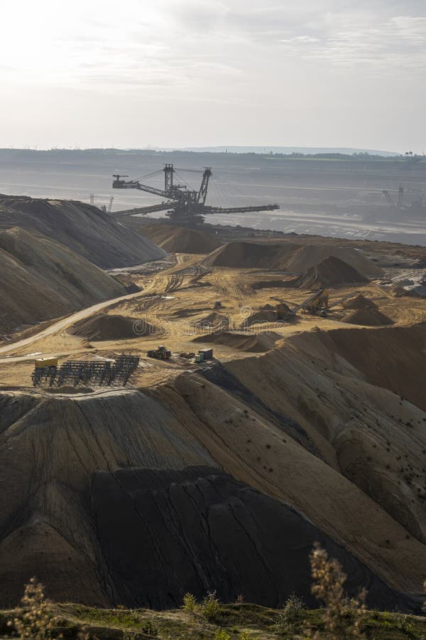 Garzweiler Opencast Lignite Mine, Germany Stock Photo - Image of ...