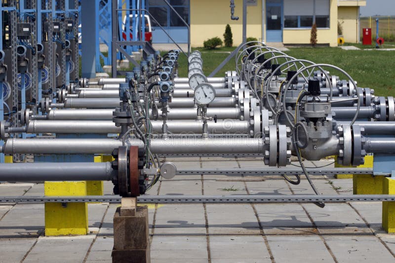 Pipeline equipment stock photo. Image of details, fuel - 11332946