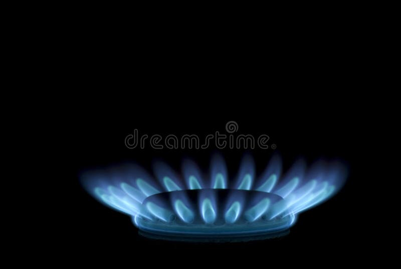 Blue flames of gas stock image. Image of circular, cooking - 2769925